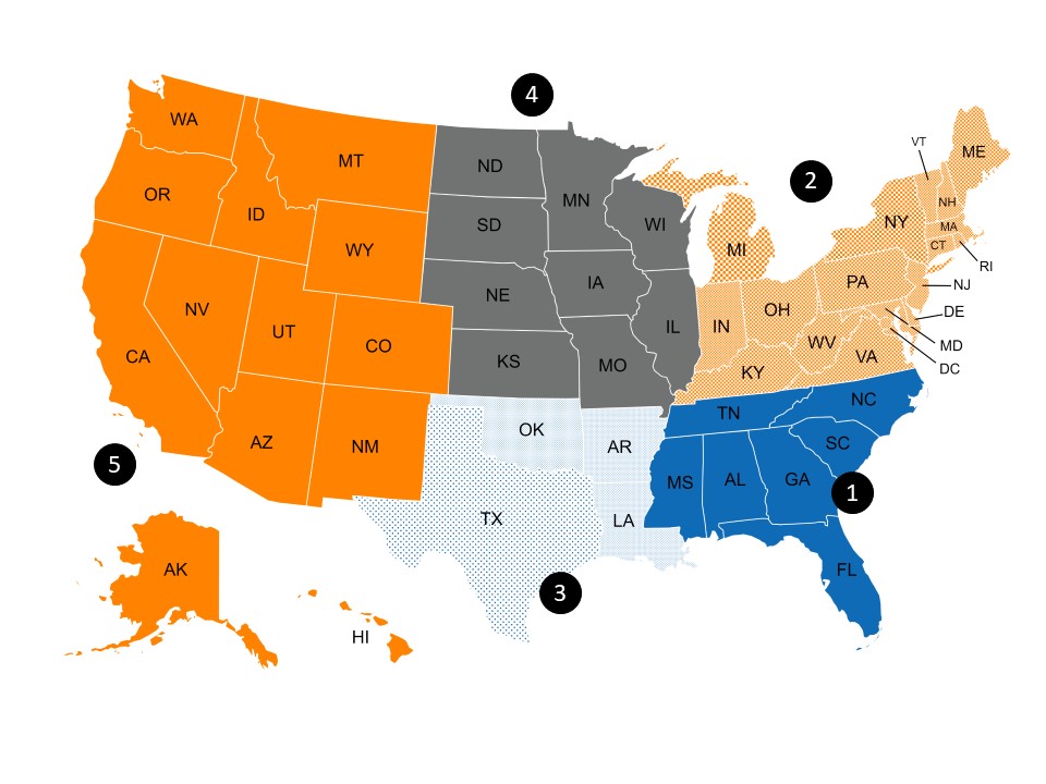 Regional Sales Contact | TOA United States, Inc.