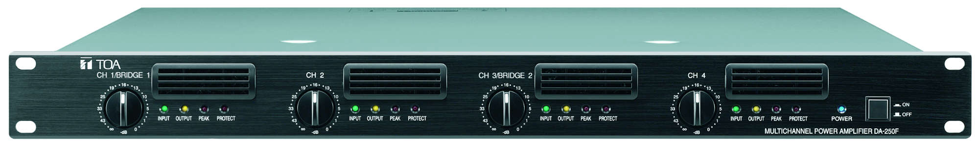DA-250F | Multi-Channel Power Amplifier | Products | TOA United States ...