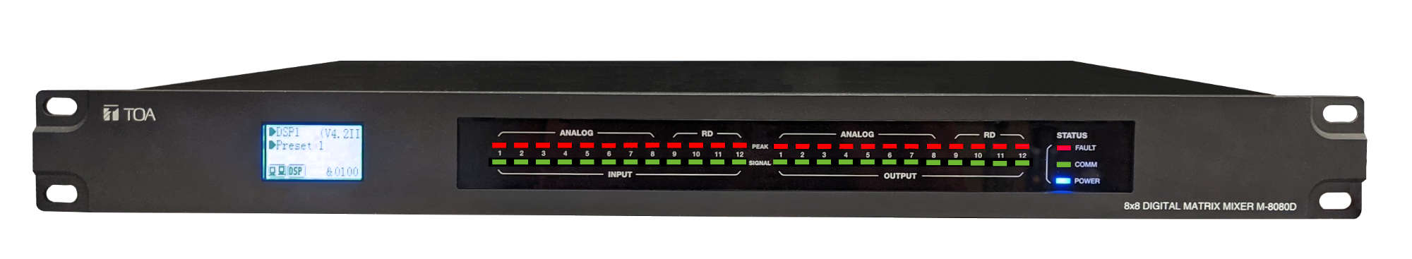 M-8080D Digital Matrix Mixer System | Products | TOA United States, Inc.