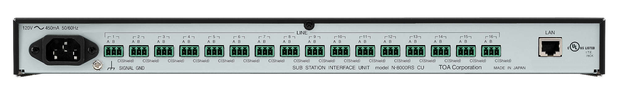 N-8000RS | N-8000 Series IP Intercom System | Products | TOA United ...