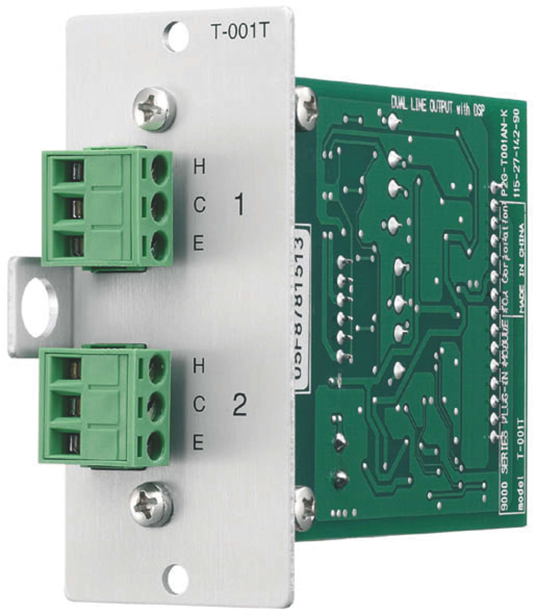 T-001T | 9000M2 Series Modules | Products | TOA Electronics, Inc.