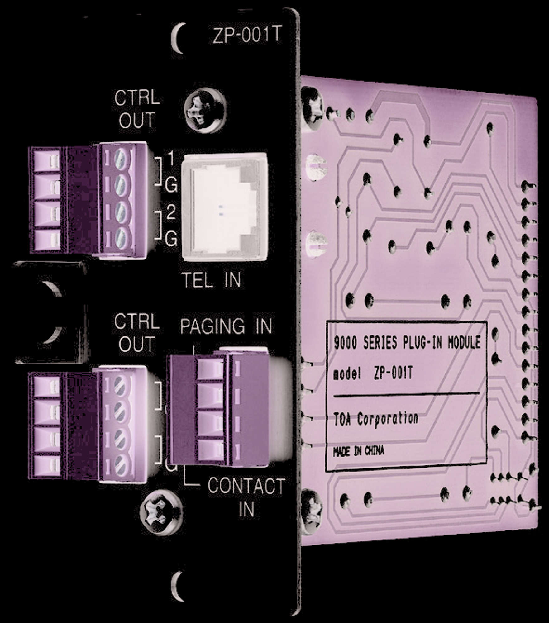 ZP-001T | 9000M2 Series Modules | Products | TOA Electronics, Inc.