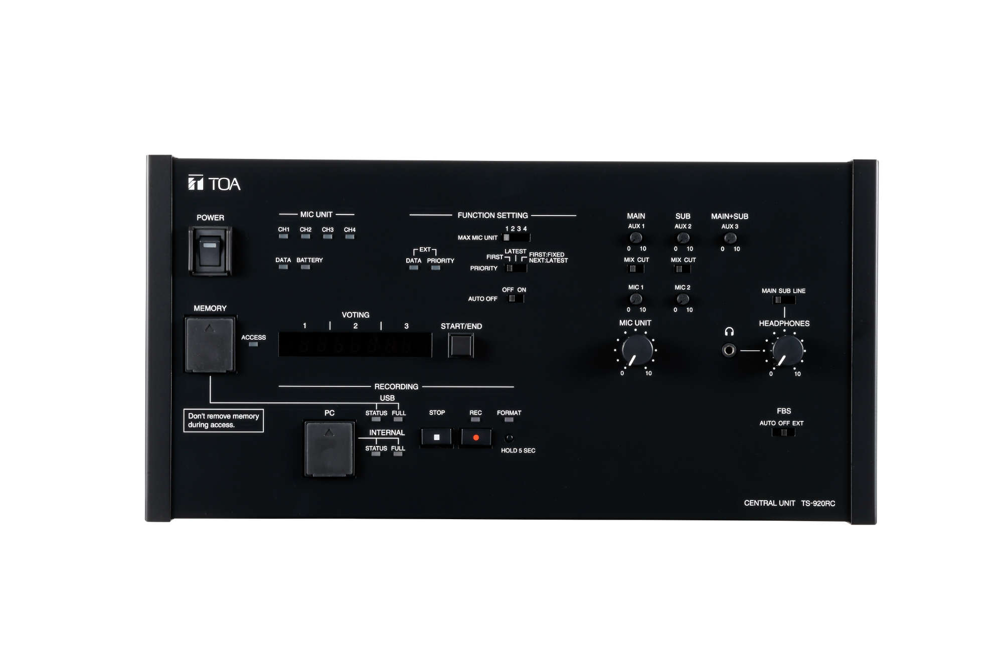 TS-920RC | TS-920RC Infrared Wireless Conference System | Products ...